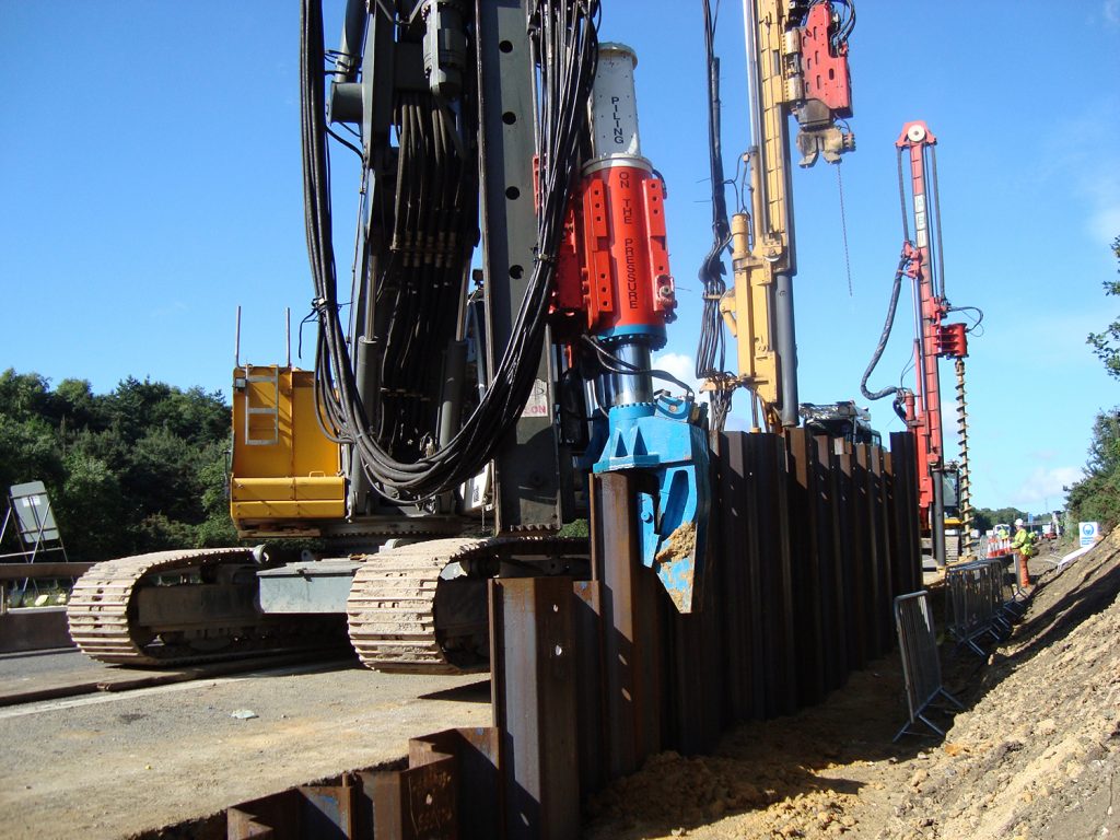HIGHWAY CASE STUDY - SLIP ROAD IMPROVEMENTS - Steel Piling Group