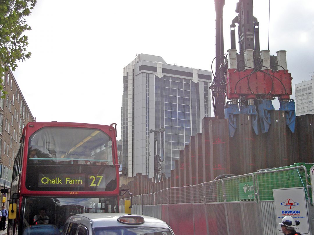 RAIL CASE STUDY - LONDON UNDERGROUND UPGRADE - Steel Piling Group