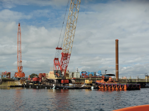 Maritime - Reservoir Sheet Pile Cut Off Wall - Steel Piling Group