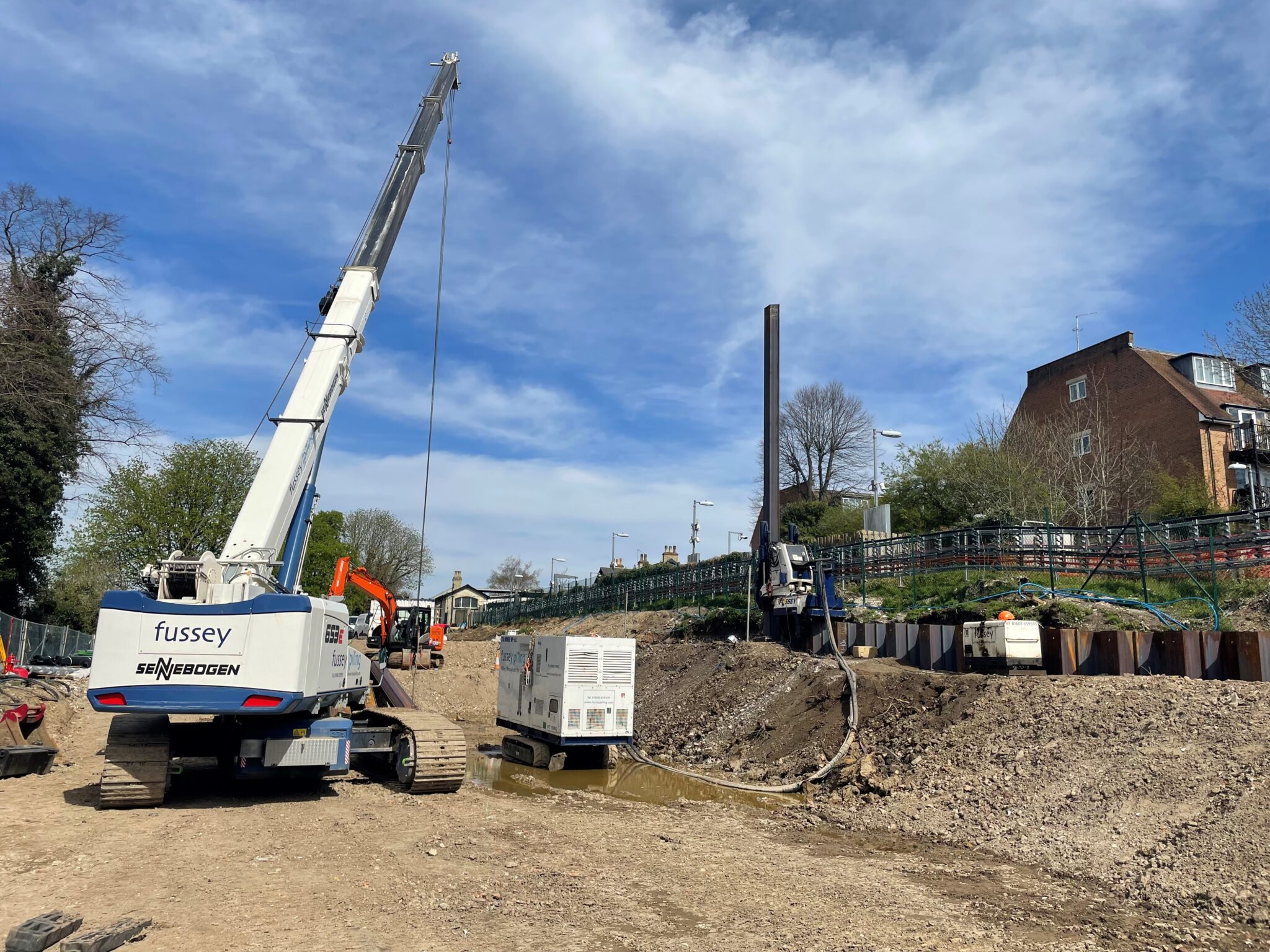 Sheet Piling with Press-in Methods adjacent to a live Railway - Steel ...
